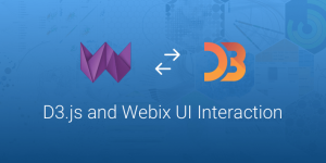 Building D3 Charts with D3 Library. UI Examples with Webix JS Framework
