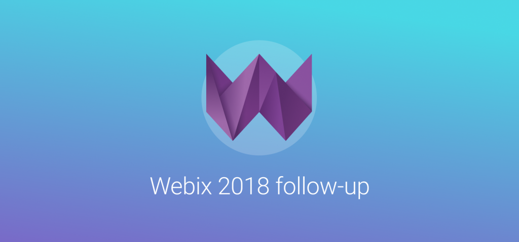 Webix 2018 Follow Up