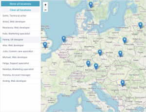 Creating a Location Viewer App with Webix UI and a third-patry solution