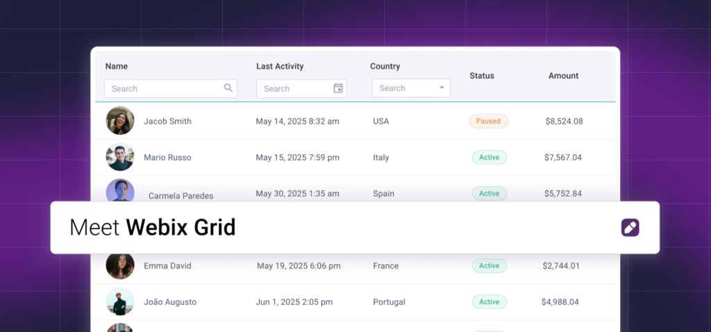 Webix Blog - JavaScript UI Components